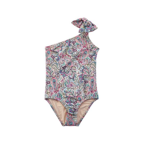 Pilyq | Swim | Pilyq Girls Oneshoulder Bow Onepiece Gold | Poshmark